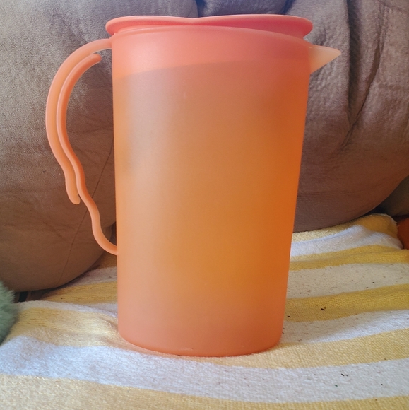 Tupperware | Dining | Orange Pitcher Tupperware | Poshmark